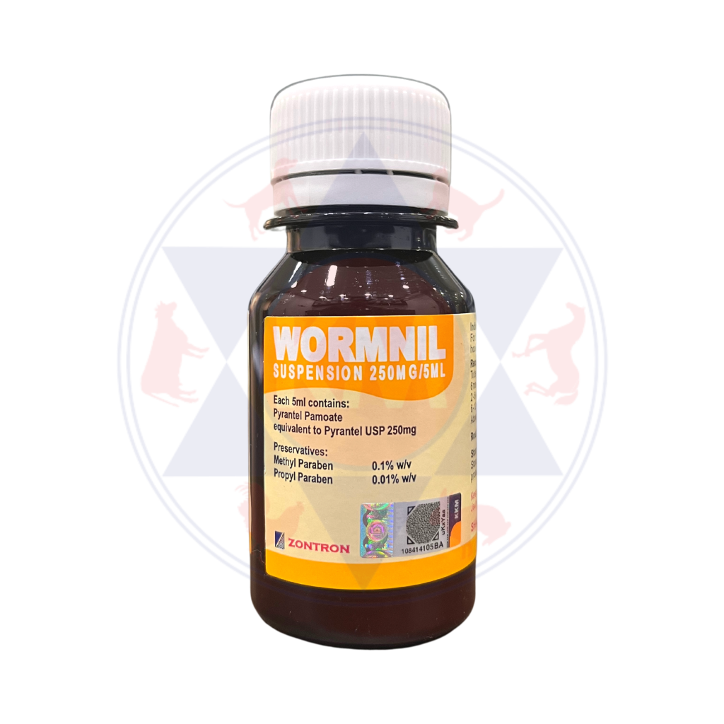 Wormnil Suspension - 250mg/ml 50ml - KM Vet Pharm Sdn Bhd