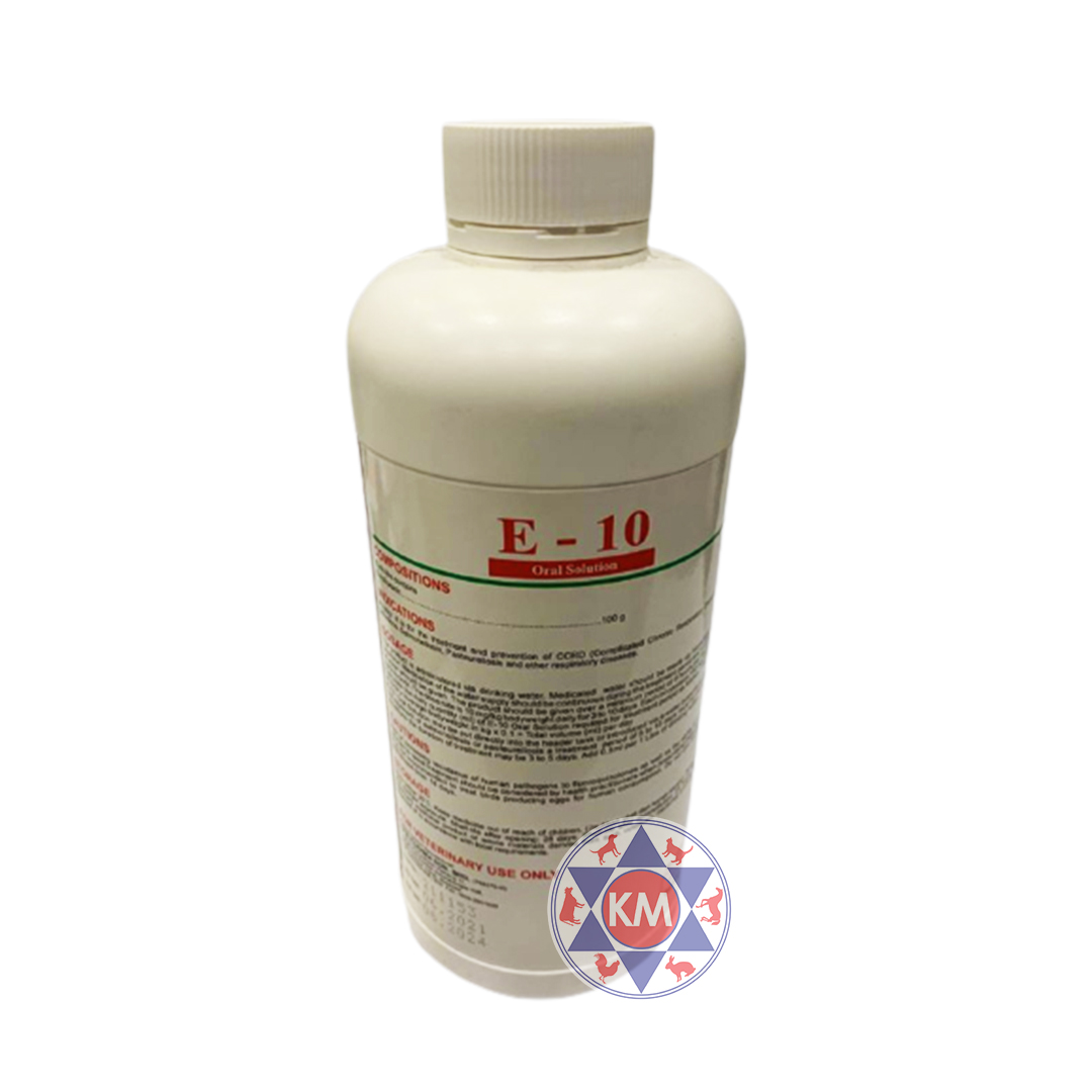 E-10 Oral Solution (1L) - KM Vet Pharm Sdn Bhd